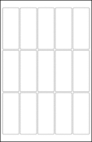 2" x 5" Blank Label Template - OL4750