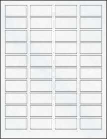 Clear Matte Inkjet - OL4813 - 1.75" x 0.875"