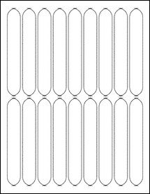 Weatherproof Matte Inkjet - OL4950 - 0.75" x 5"