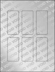 Void Silver Polyester - OL5089 - 1.75" x 3.625"