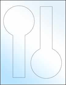 White Gloss Laser - OL5148 - 4.0153" x 9.3627"