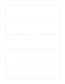 Weatherproof Matte Inkjet - OL5157 - 7.25" x 1.85"