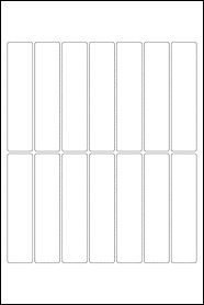 1.5" x 6.5" Blank Label Template - Microsoft Word - OL5293