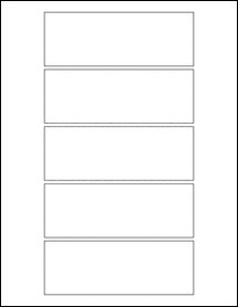 5.375" x 1.9375" Blank Label Template - Microsoft Word - OL5322