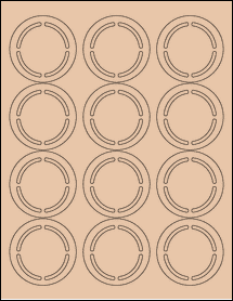 Light Tan - OL5353 - 2.453" x 2.453"