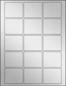 Silver Foil Inkjet - OL5455 - 2.375" x 2"