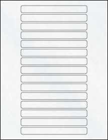 Clear Matte Inkjet - OL5481 - 5.25" x 0.5625"
