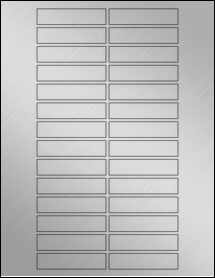 Weatherproof Silver Polyester Laser - OL5936 - 2.75" x 0.625"