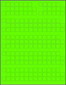 Fluorescent Green - OL6144 - 0.5" x 0.5"