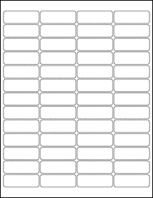 Weatherproof Matte Inkjet - OL6169 - 2" x 0.7"