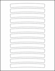 5.4009" x 0.6576" Blank Label Template - PDF - OL6199
