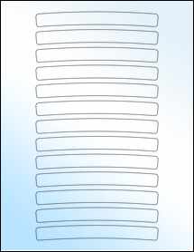 White Gloss Inkjet - OL6199 - 5.4009" x 0.6576"