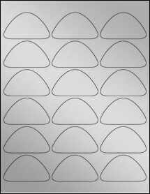 Weatherproof Silver Polyester Laser - OL6282 - 2.6347" x 1.5031"