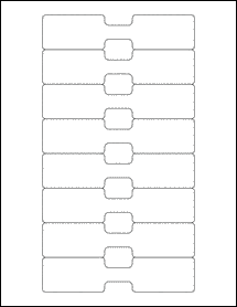 5.5" x 1.25" Blank Label Template - PDF - OL6318