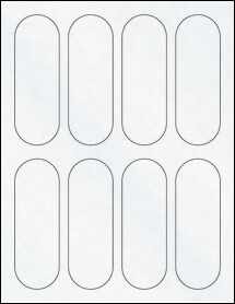 Clear Matte Inkjet - OL6323 - 1.625" x 4.75"