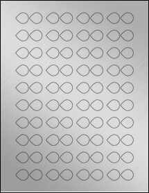 Weatherproof Silver Polyester Laser - OL6349 - 1.5269" x 0.625"