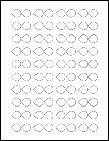 Weatherproof Matte Inkjet - OL6349 - 1.5269" x 0.625"