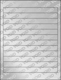 Void Silver Polyester - OL6370 - 7.625" x 0.75"