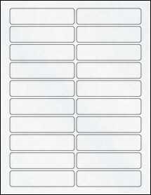 Clear Matte Inkjet - OL6388 - 3.665" x 0.9"
