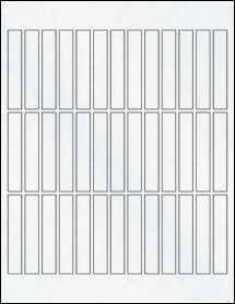 Clear Matte Inkjet - OL6399 - 0.5" x 2.875"