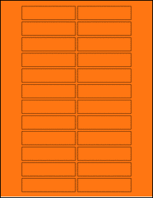 Fluorescent Orange - OL6403 - 3" x 0.75"