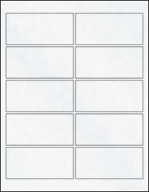 Clear Matte Inkjet - OL6448 - 3.875" x 1.81"