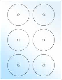 White Gloss Laser - OL6468 - 3" Circle