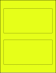 Fluorescent Yellow - OL6490 - 7.5" x 3.75"