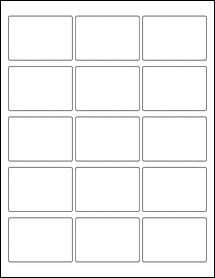 2.55" x 1.76" Blank Label Template - OL6535
