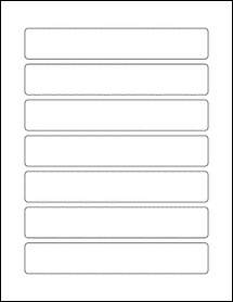 Weatherproof Polyester Laser - OL6554 - 6.75" x 1.125"