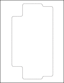 5.5" x 10.062" Blank Label Template - PDF - OL6563