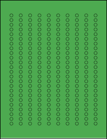 True Green - OL6566 - 0.25" Circle