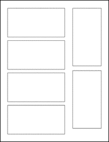 4.5" x 2.25" Blank Label Template - PDF - OL6570