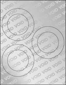 Void Silver Polyester - OL6684 - 4.1875" Circle