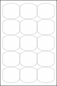 3.6237" x 3.2956" Blank Label Template - PDF - OL6751