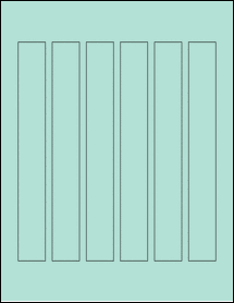 Pastel Green - OL6797 - 1" x 8"