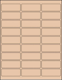 Light Tan - OL6817 - 2.65" x 1"