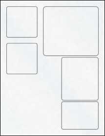 Clear Matte Inkjet - OL6823 - 2.5" x 2.5"