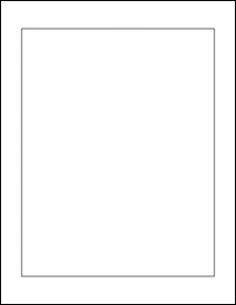 7" x 9" Blank Label Template - OL6832