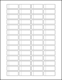 1.574" x 0.59" Blank Label Template - PDF - OL6904