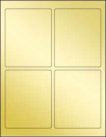 Gold Foil Inkjet - OL7025 - 3.75" x 4.75"