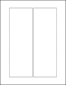 3" x 9" Blank Label Template - OL7060