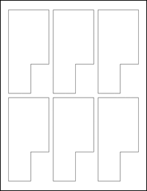 2.3622" x 4.8425" Blank Label Template - PDF - OL7064