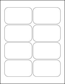 3.625" x 2.1875" Blank Label Template - OL7234