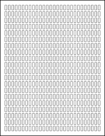 0.1575" x 0.3937" Blank Label Template - OL7307