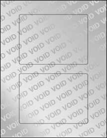 Void Silver Polyester - OL732 - 5.5" x 4"
