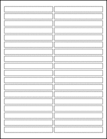 3.88" x 0.44" Blank Label Template - PDF - OL980