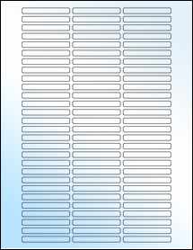 White Gloss Inkjet - 2.125" X .25" - OL995 - 2.125" x 0.25"