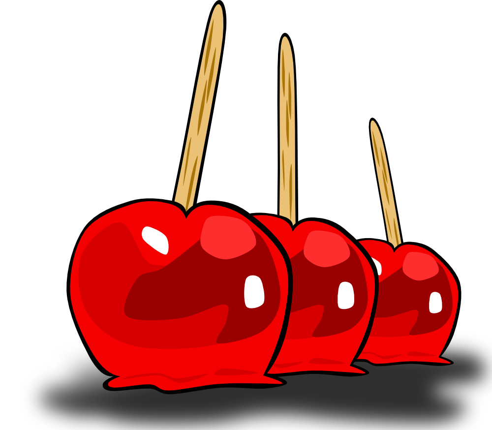 OnlineLabels Clip Art - Candied Apples