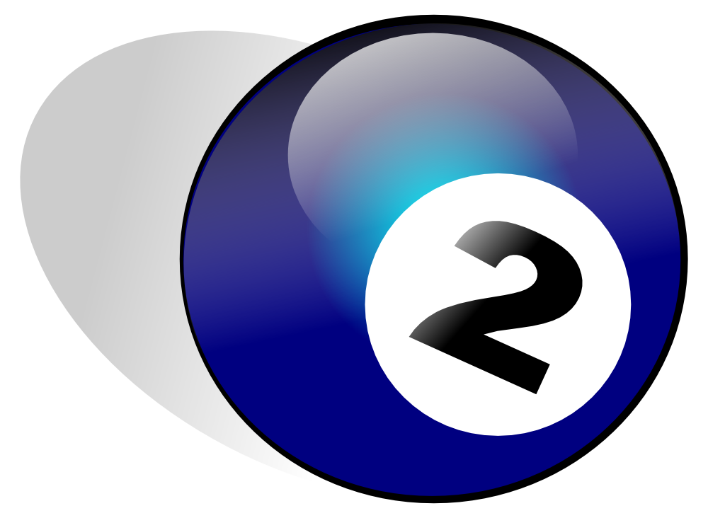 OnlineLabels Clip Art - Two Ball